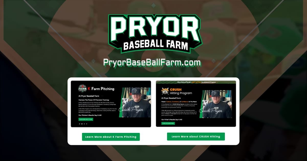 PRYOR BASEBALL FARM - The Ultimate FREE RESOURCES Page for Pitching ...